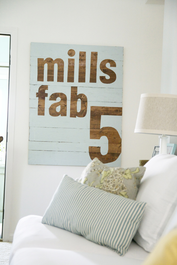 Family Sign - The Shabby Creek Cottage
